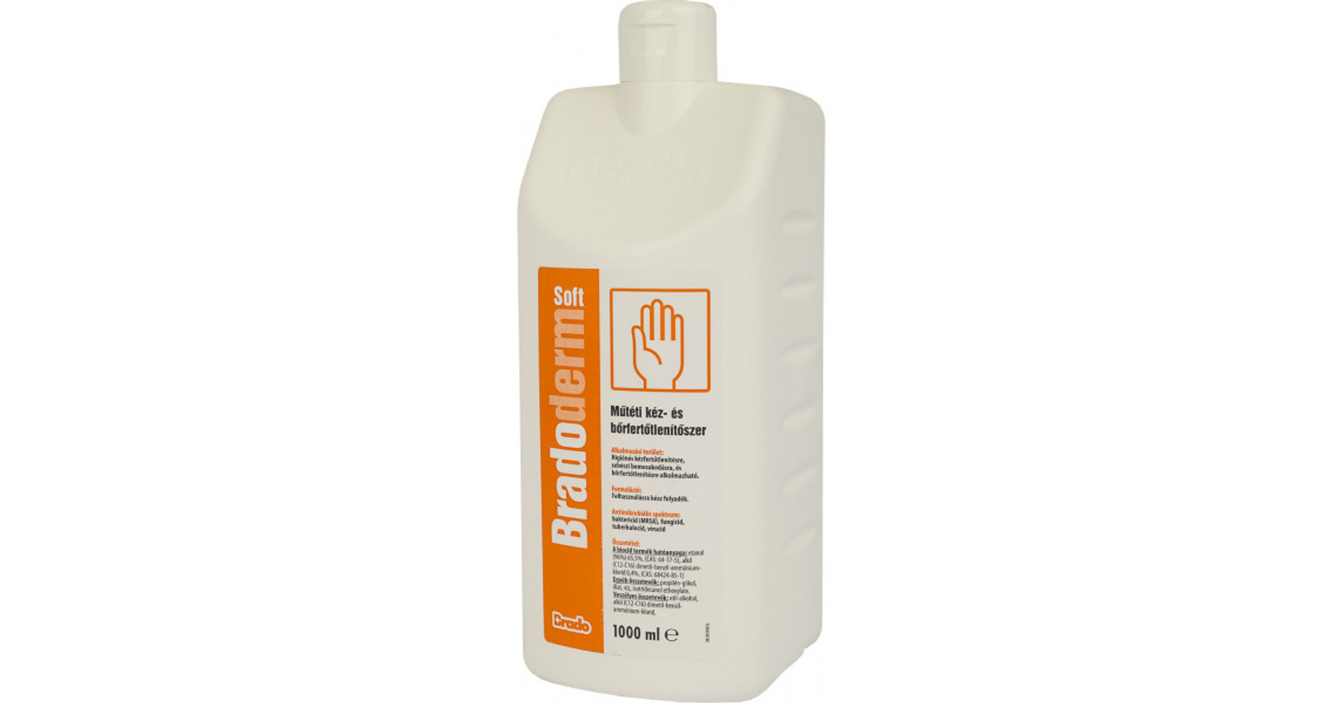 Bradoderm soft kézfertőtlenítő, 1 liter - BRADOLINE - Webmed webáruház