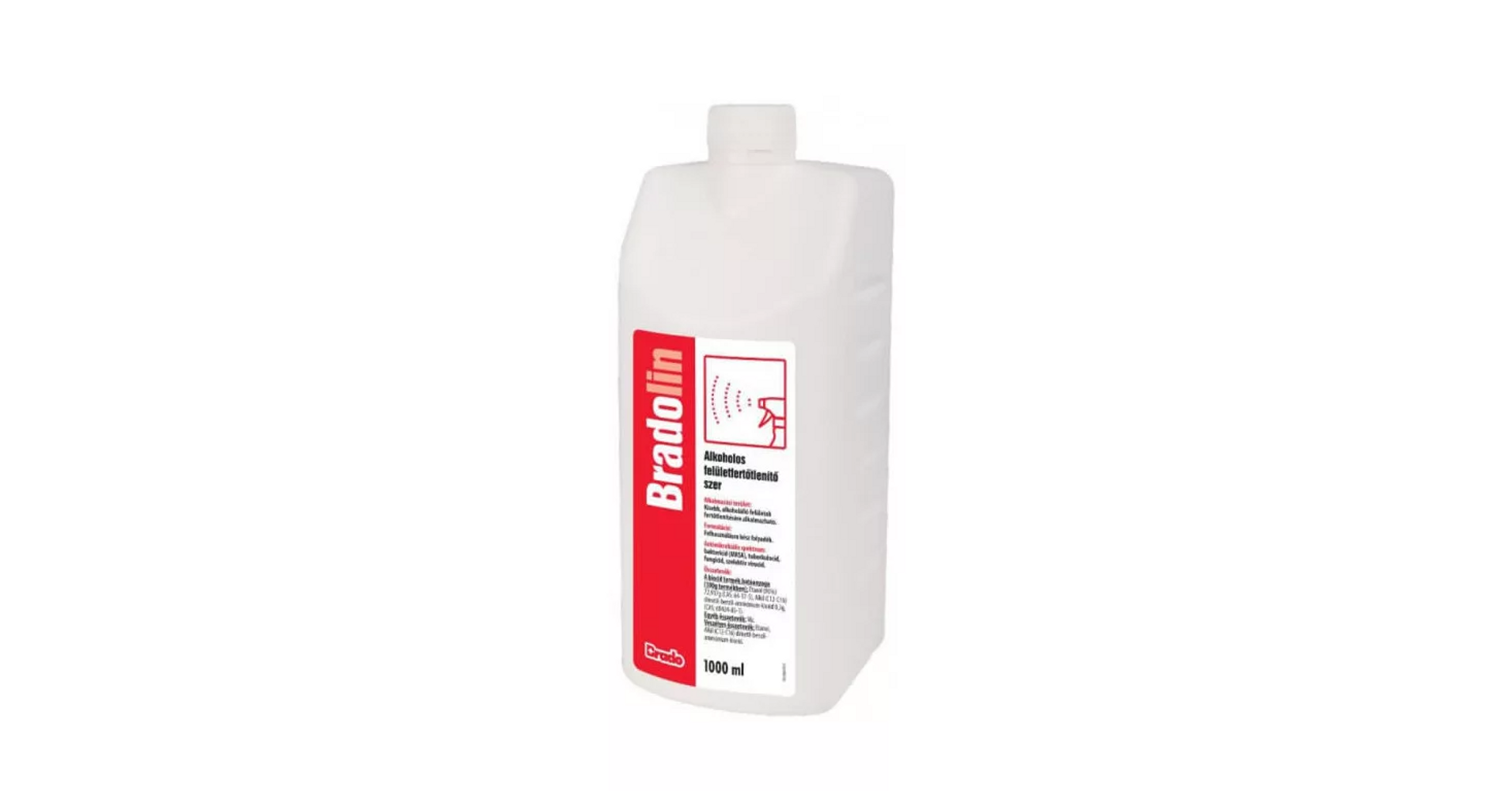 Bradolin alkoholos felületfertőtlenítő szer 1L - BRADOLINE - Webmed ...